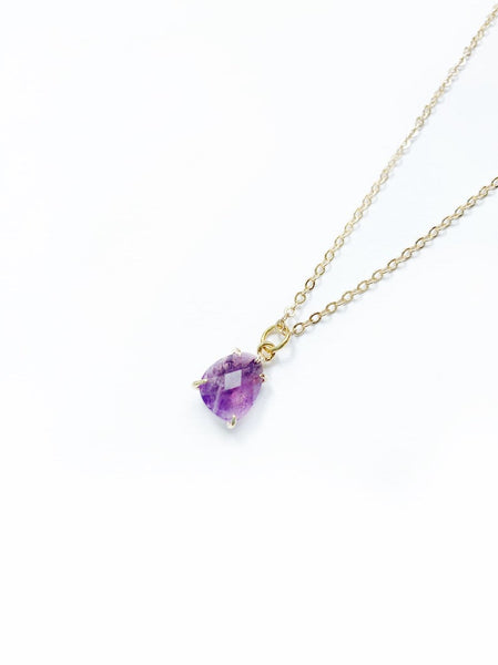Small amethyst necklace store